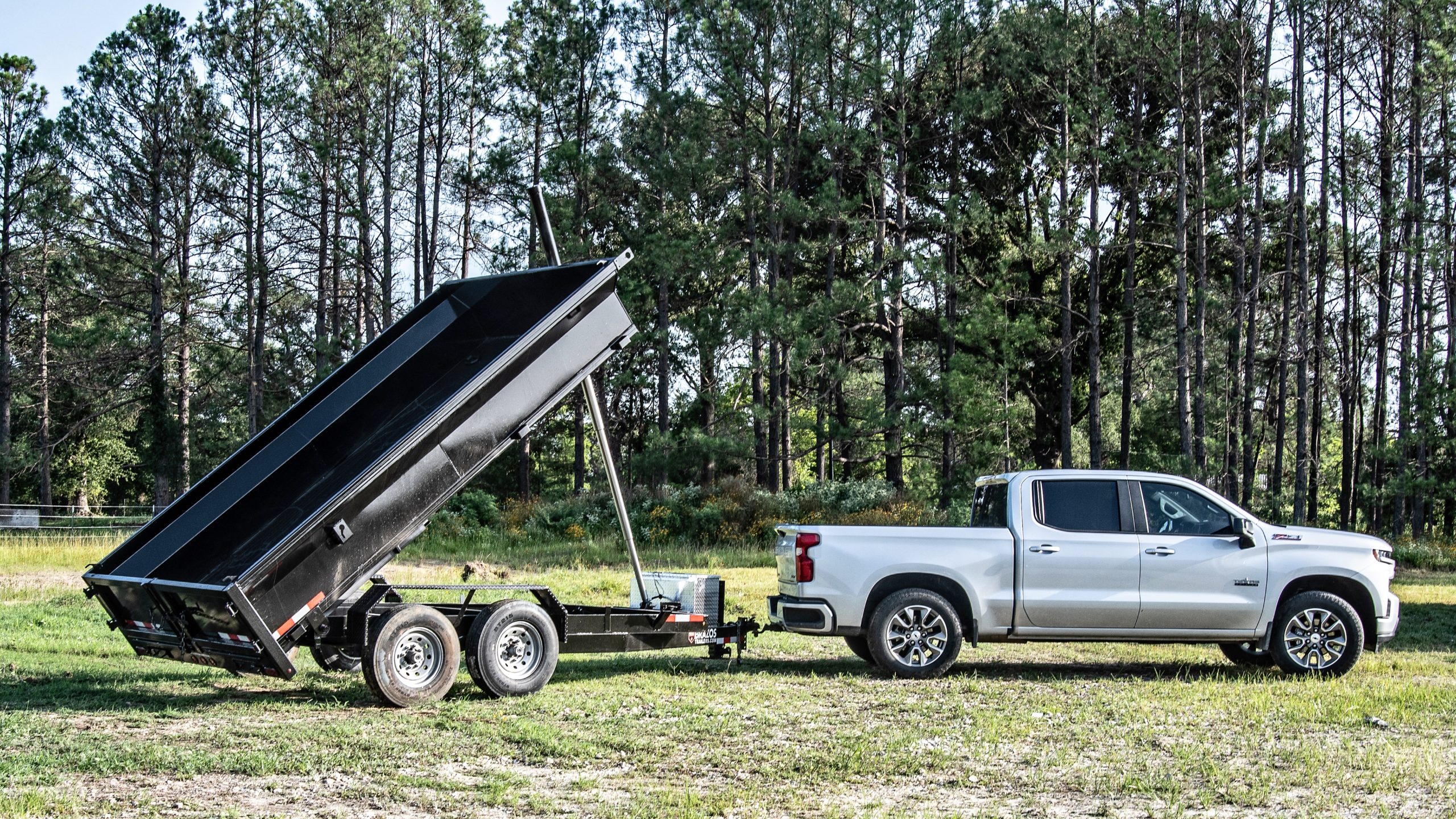14' Bumper Pull Dump Trailer - Brazos Trailers